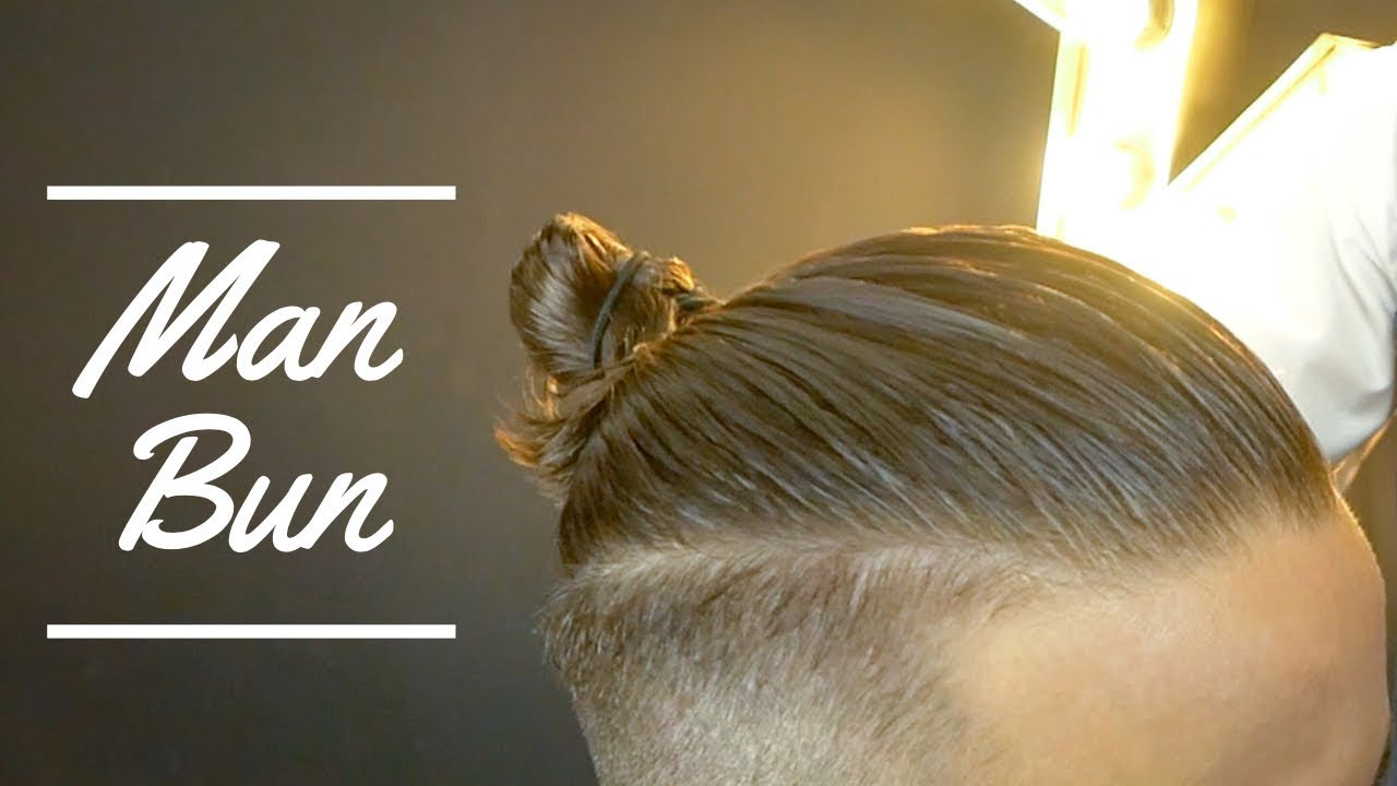 Men's Hairstyles – How to make a Man Bun – MAN BUN TUTORIAL – Cortes de ...